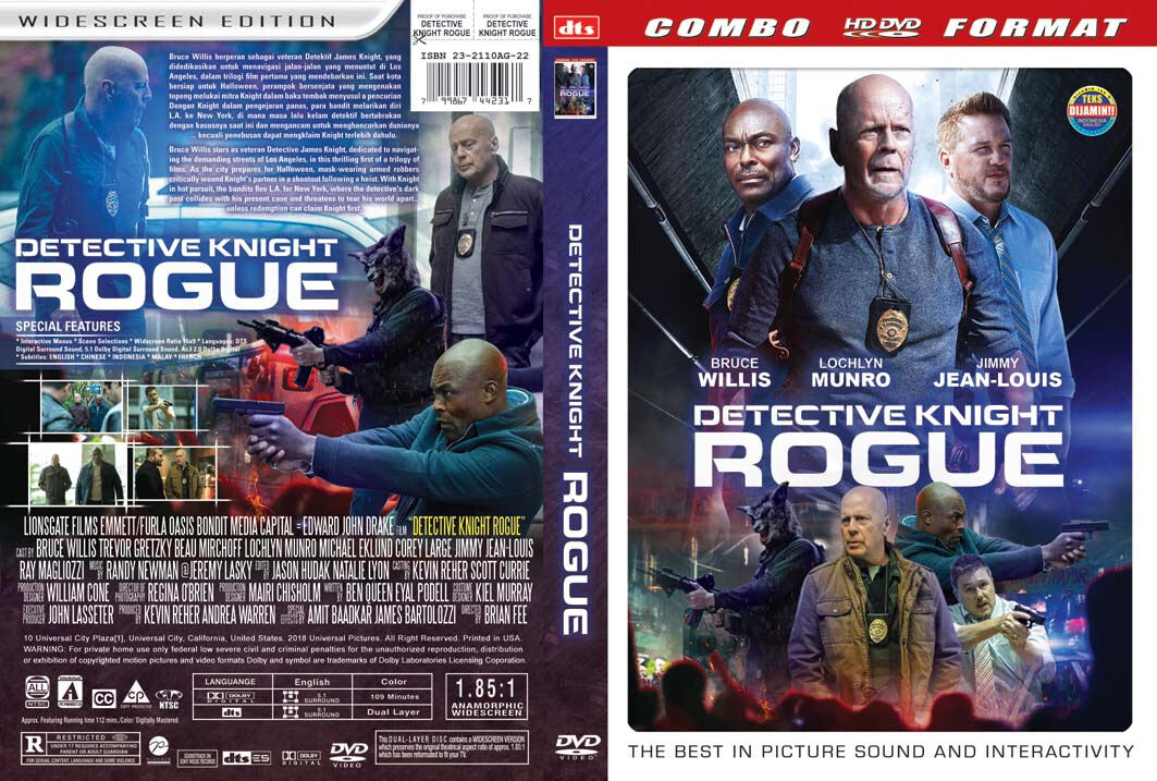 KASET DVD FILM BIOSKOP 2022: DETECTIVE KNIGHT ROGUE | Lazada Indonesia