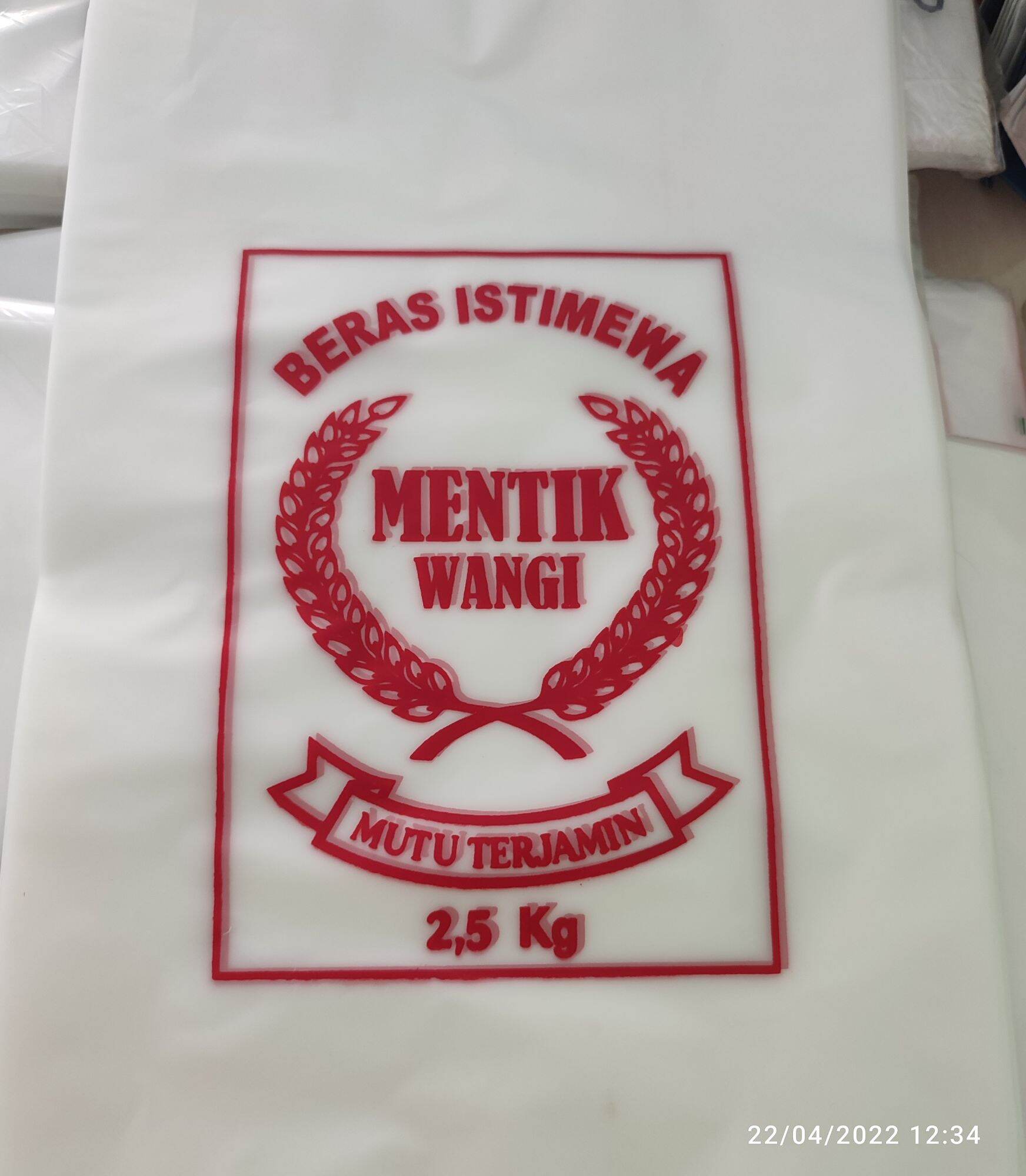 PLASTIK BERAS 2,5 KG CAP MENTIK WANGI ISI 100 LEMBAR | Lazada Indonesia