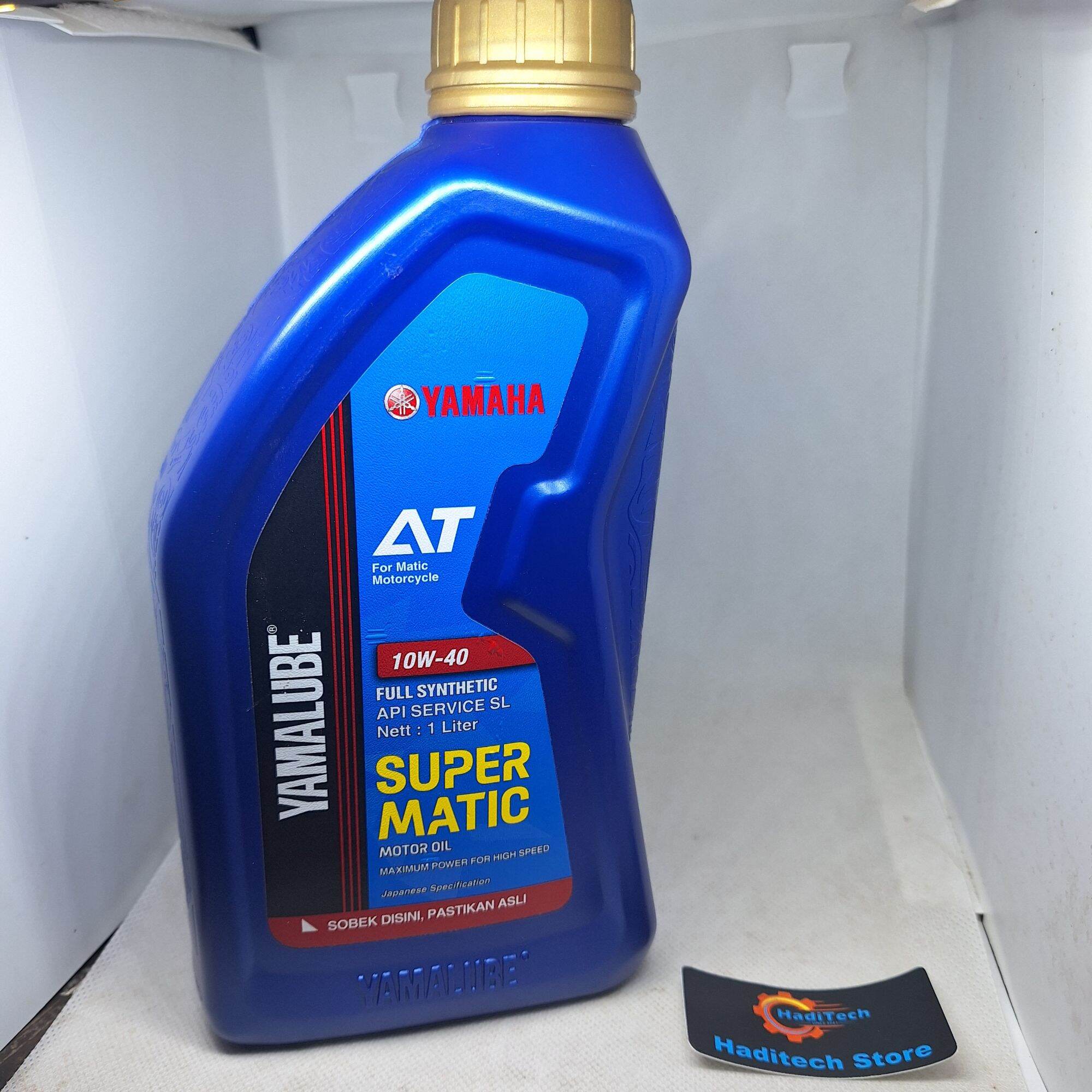 OLI YAMALUBE SUPER MATIC SAE 10W-40 FULL SYNTHETIC 1 LITER | Lazada Indonesia