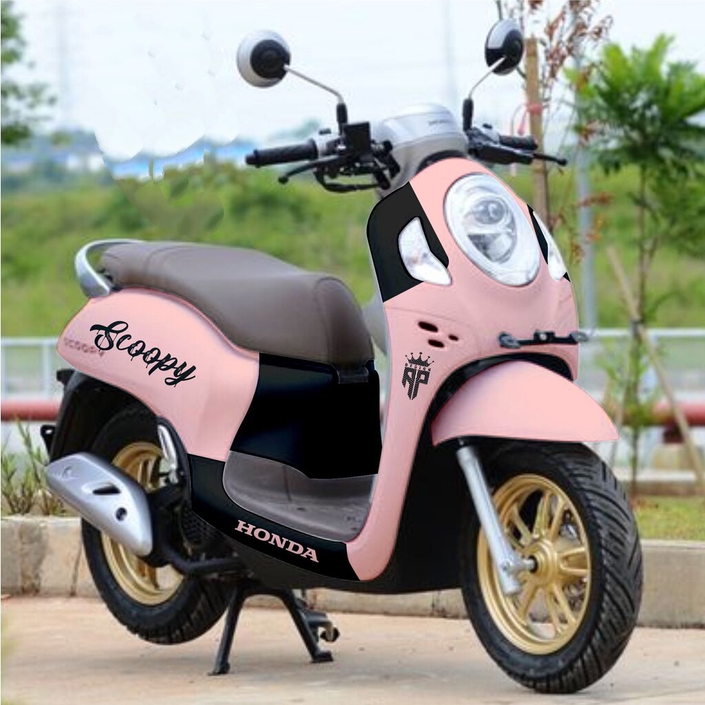 sticker decal full body variasi honda scoopy motip simpel thn 2017/2018 ...