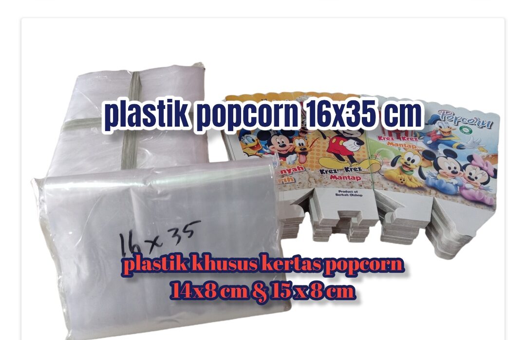 PLASTIK POPCORN 16 x 35 cm | Lazada Indonesia