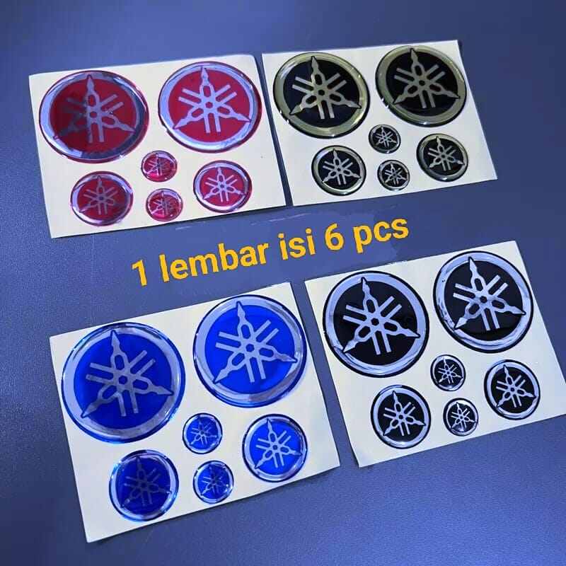 STICKER EMBLEM LOGO YAMAHA STICKER TIMBUL | Lazada Indonesia