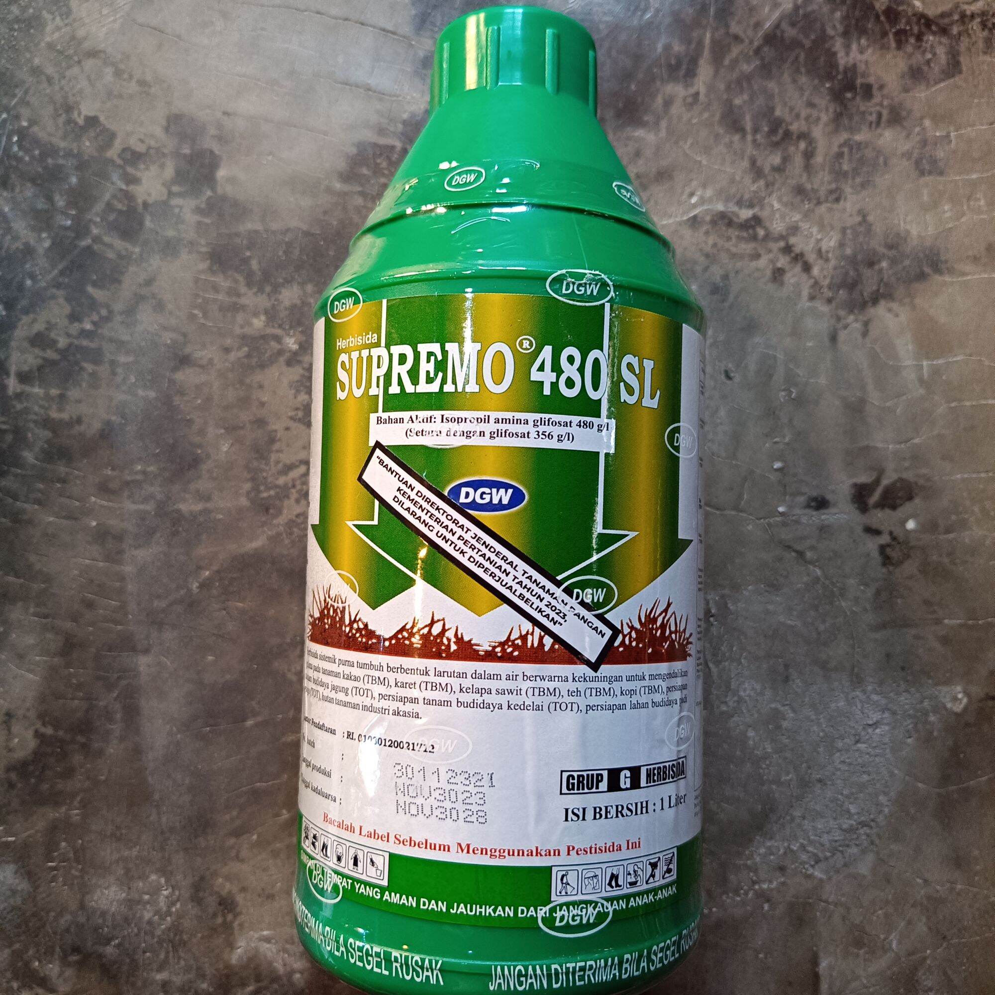 Supremo Habisida 480SL Sistemik Racun Rumput Akar 1liter | Lazada Indonesia