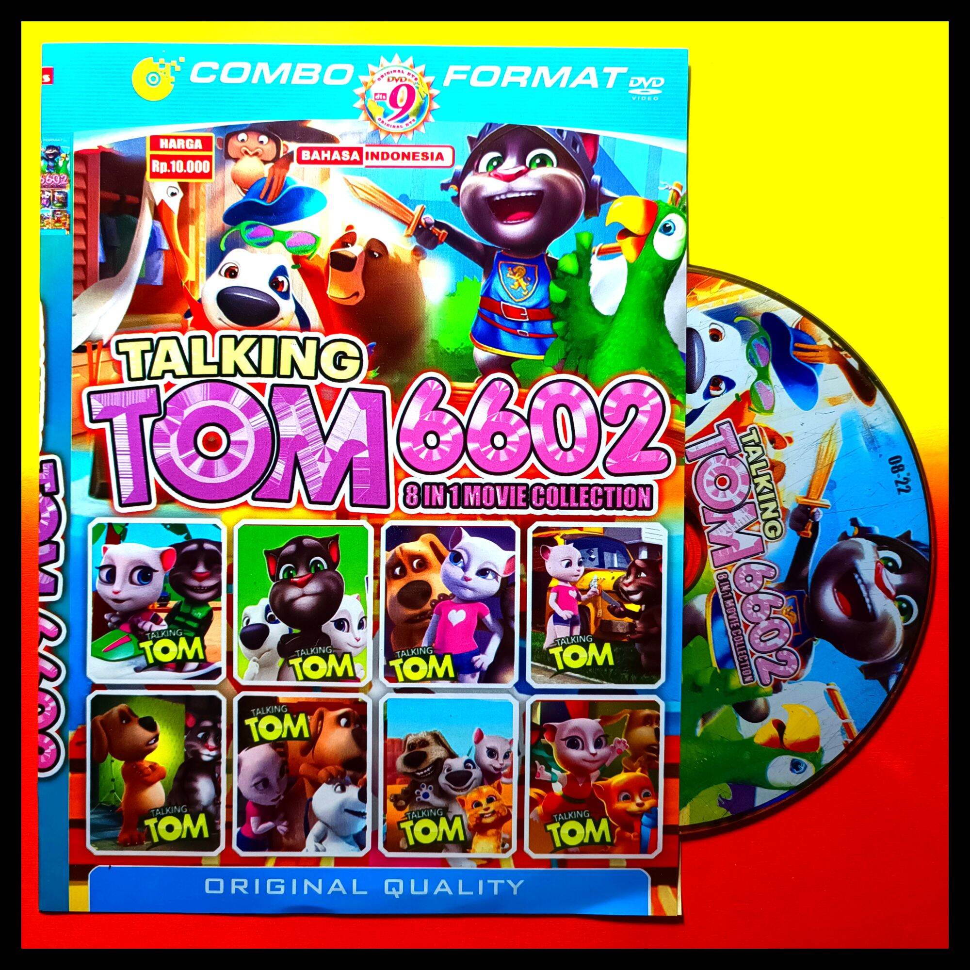 KASET FILM KARTUN ANAK KOLEKSI TALKING TOM VOLUME 2 TERBARU TEKS ...