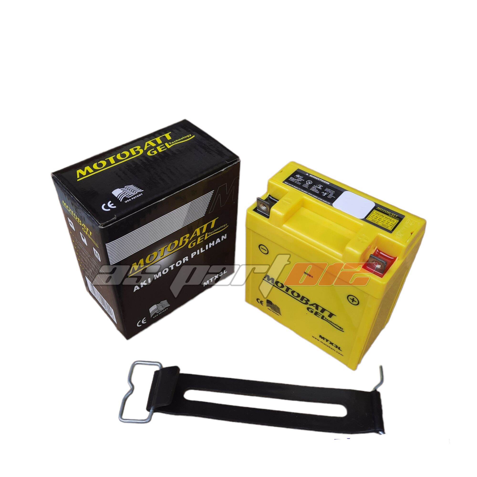 Aki Accu Motobatt Rxking Rx King Ninja Satria 2T Aki Kering Motobatt ...