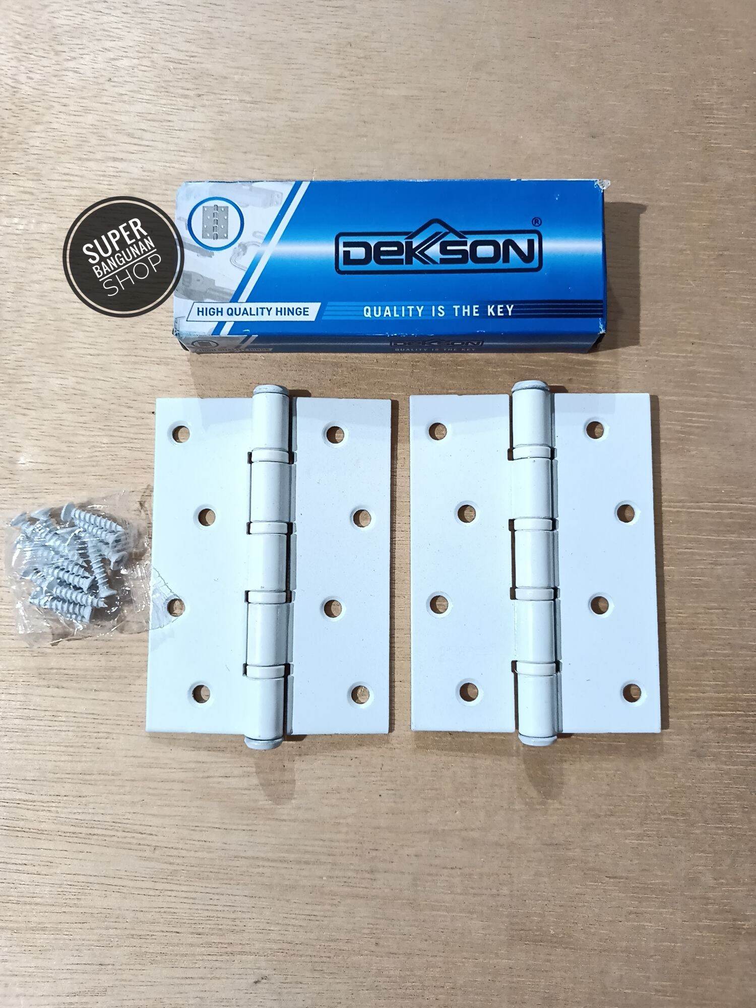 Engsel pintu Dekson Nilon 4"x3"x2mm 4NR putih / Nylon Hinge Dekson ...