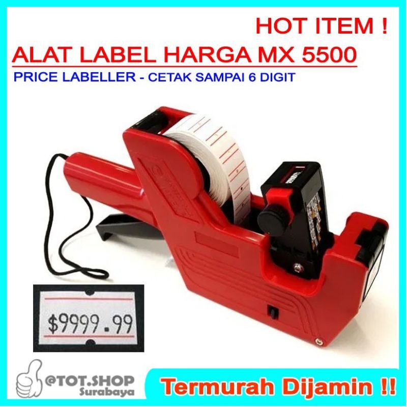 M 5500 ALAT LEBEL HARGA PRICE LEBELLER 6 DIGIT | Lazada Indonesia