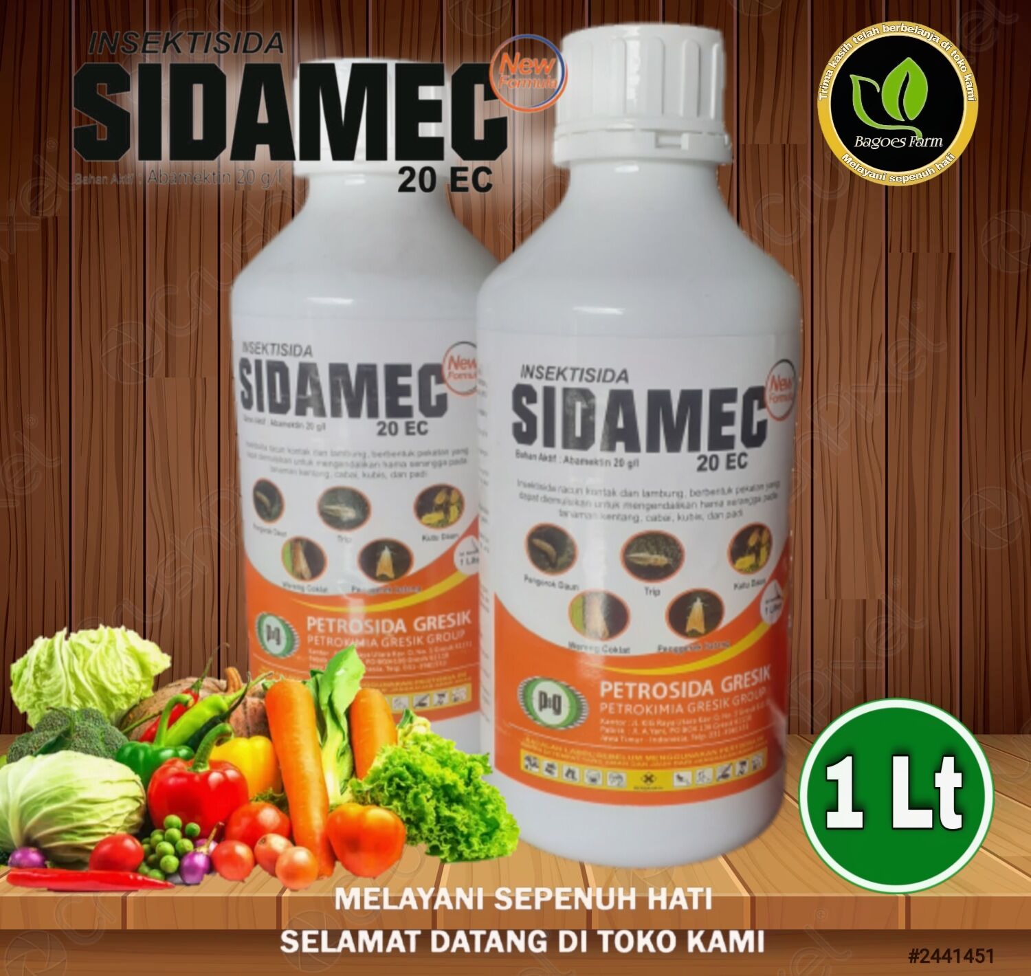 INSEKTISIDA SIDAMEC 20 EC/BA. ABAMECTIN 20 EC BENING/ 100% ORIGINAL ...