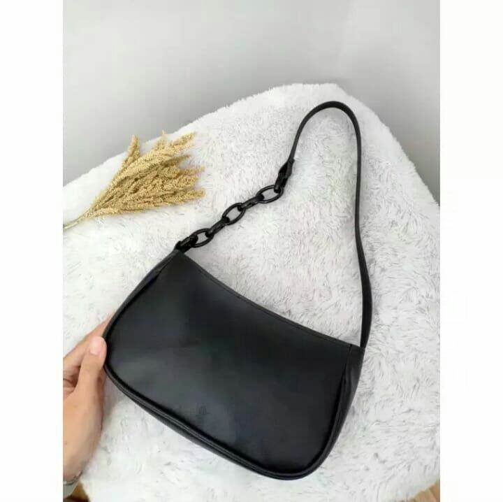 tas bahu polos model tali rantai harga murah | Lazada Indonesia
