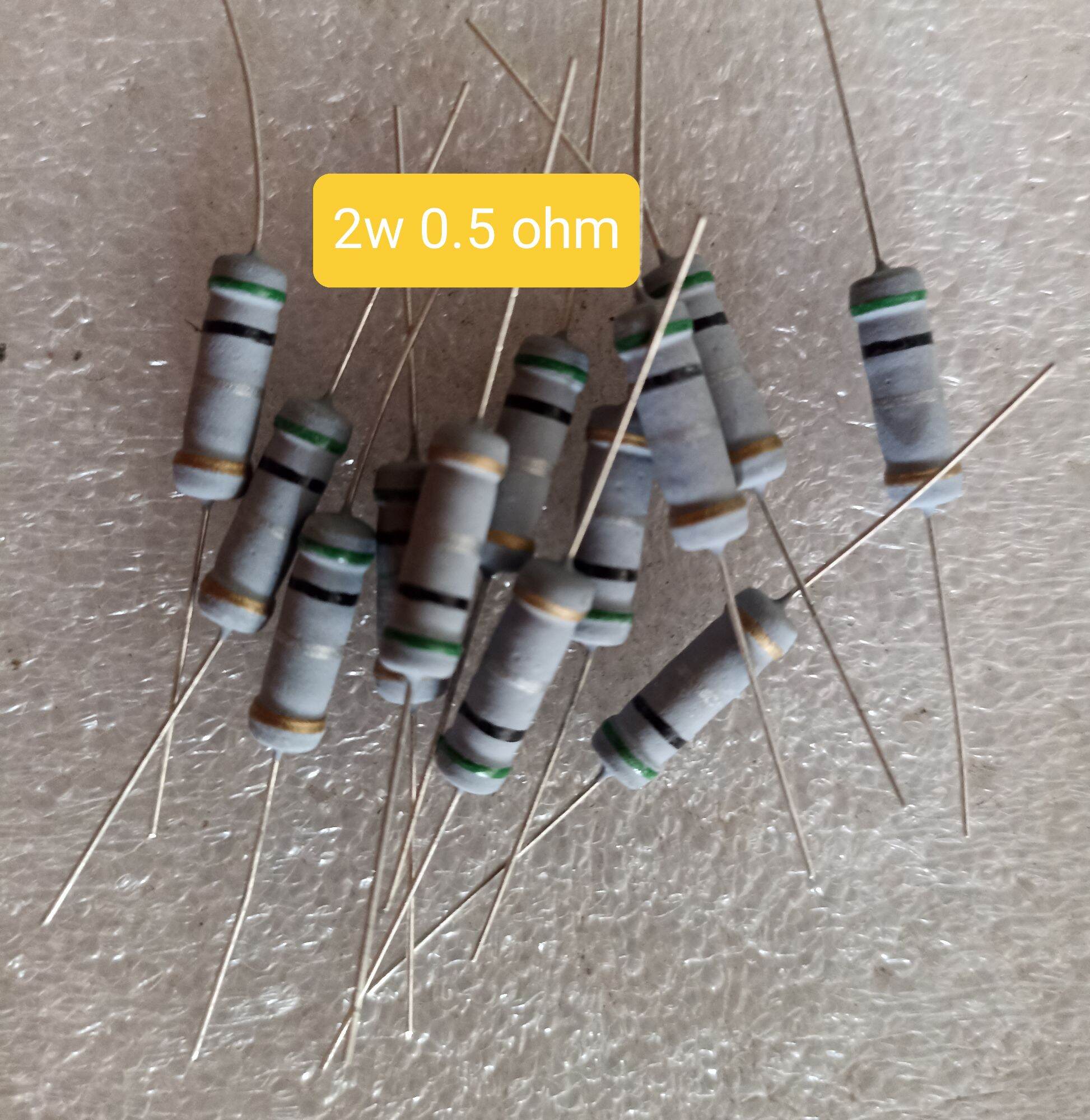 10BUAH RESISTOR 2WATT 0.5 OHM 2W 0,5 OHM 0.5OHM 2 WATT | Lazada Indonesia