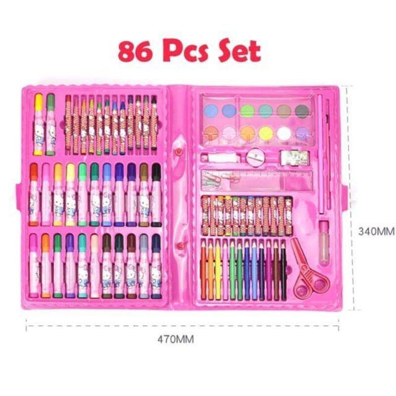Crayon Mewarnai Pensil Krayon 86pcs 150pcs 208pcs Art Set Alat Lukis ...