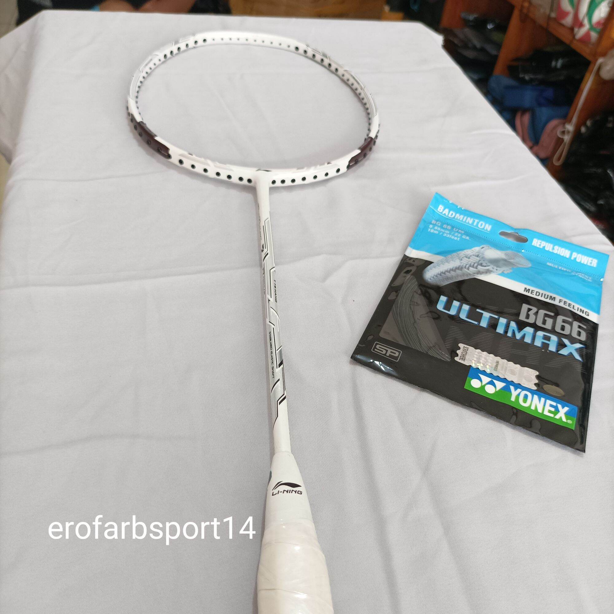 RAKET BADMINTON LI-NING TECTONIC 7 MAX TENSION 32 LBS | Lazada Indonesia