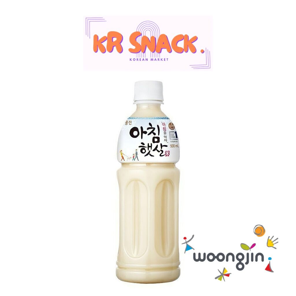 Woongjin Morning Rice Botol 500ml - Minuman Beras Korea Non Alkohol ...