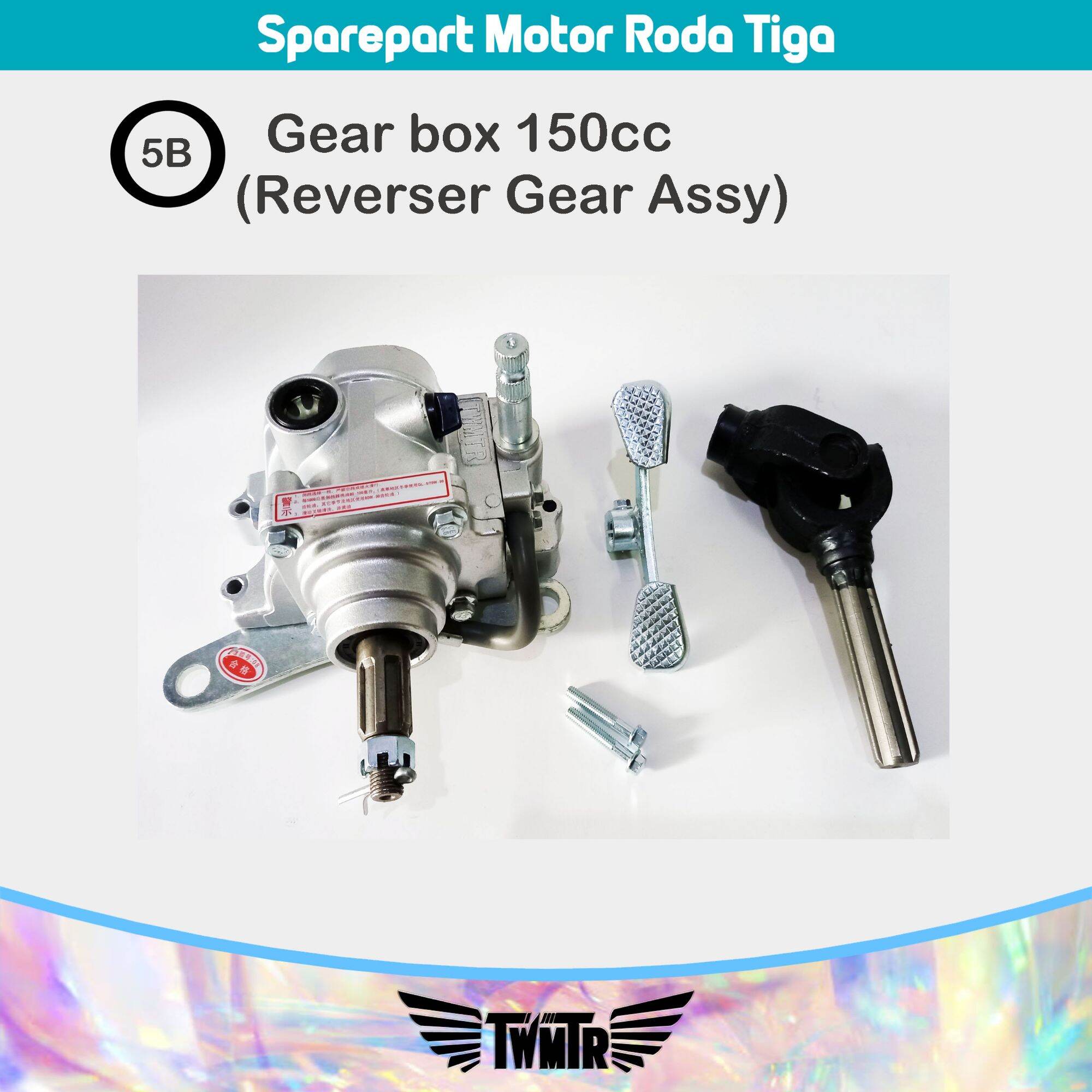 Gear box 150cc / Reverser Gear Assy 150cc Original Produk by TWMTR ...