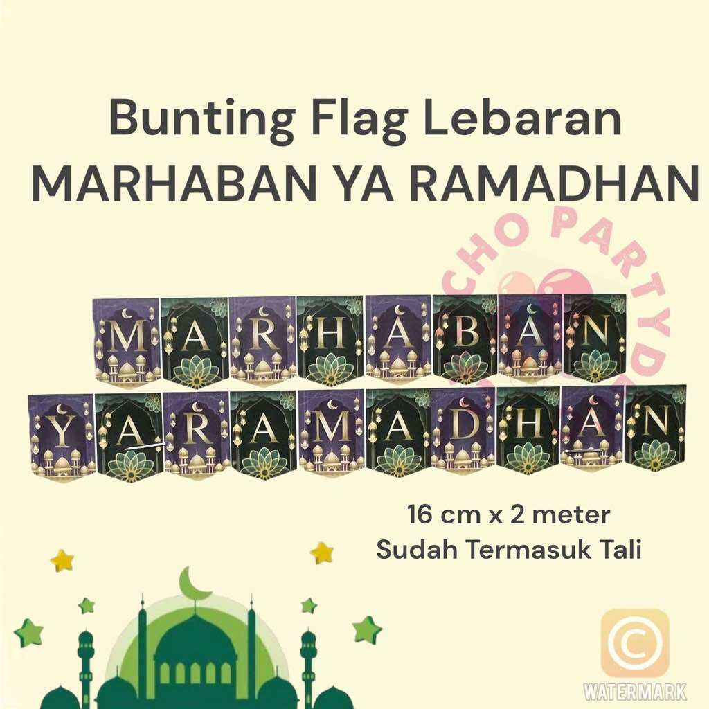 Banner SELAMAT IDUL FITRI / Banner Tirai Selamat Hari Raya Idul Fitri ...