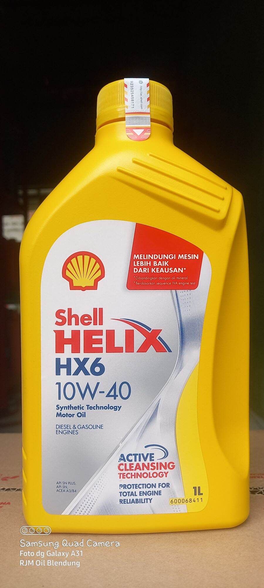 Oli Mobil Shell Helix HX6 10W-40 1L ORIGINAL | Lazada Indonesia