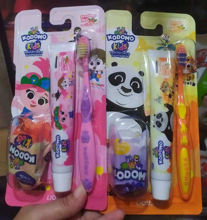 Kodomo 2in1 sikat dan pasta gigi Madagaskar | Lazada Indonesia