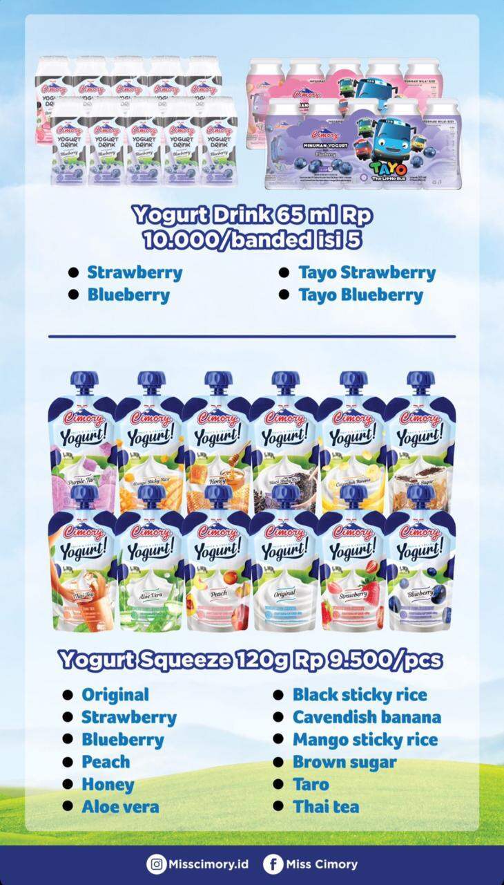 cimory yogurt mini dan cimory squeeze promo | Lazada Indonesia