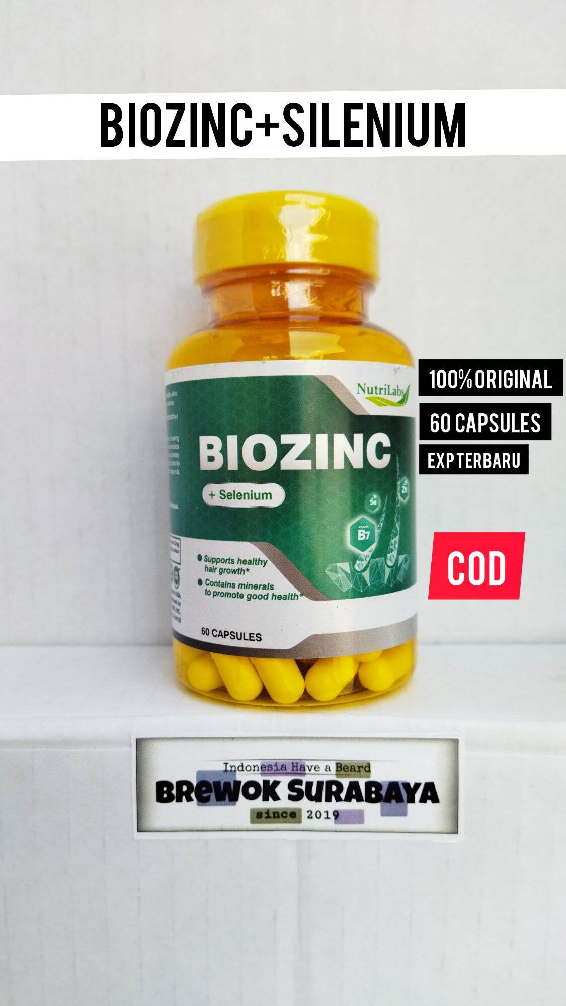 Biozinc Selenium 60 capsule 100% Original | Lazada Indonesia
