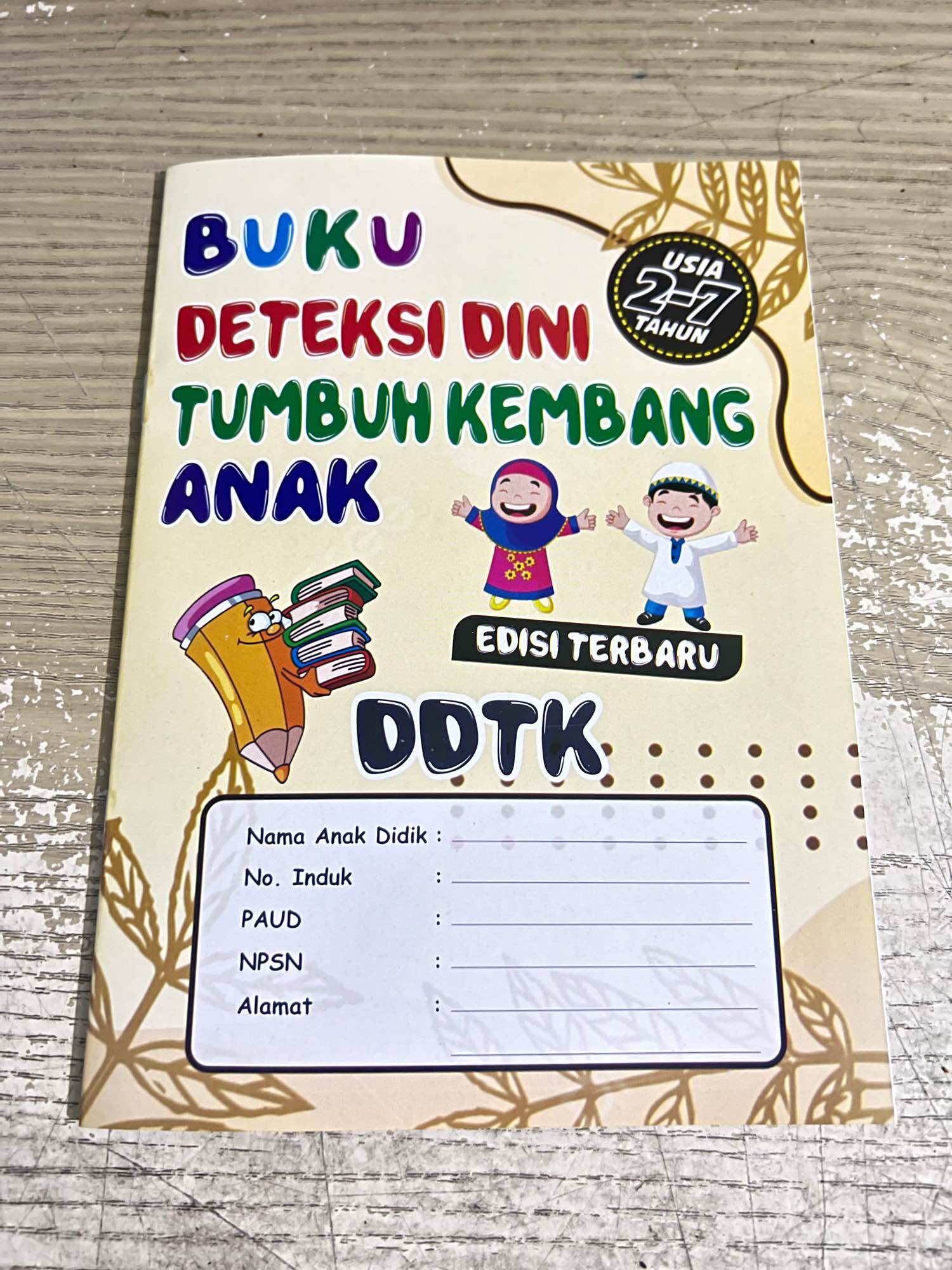 Buku Ddtk Terbaru Deteksi Dini Tumbuh Kembang Anak Paud Usia 2 7
