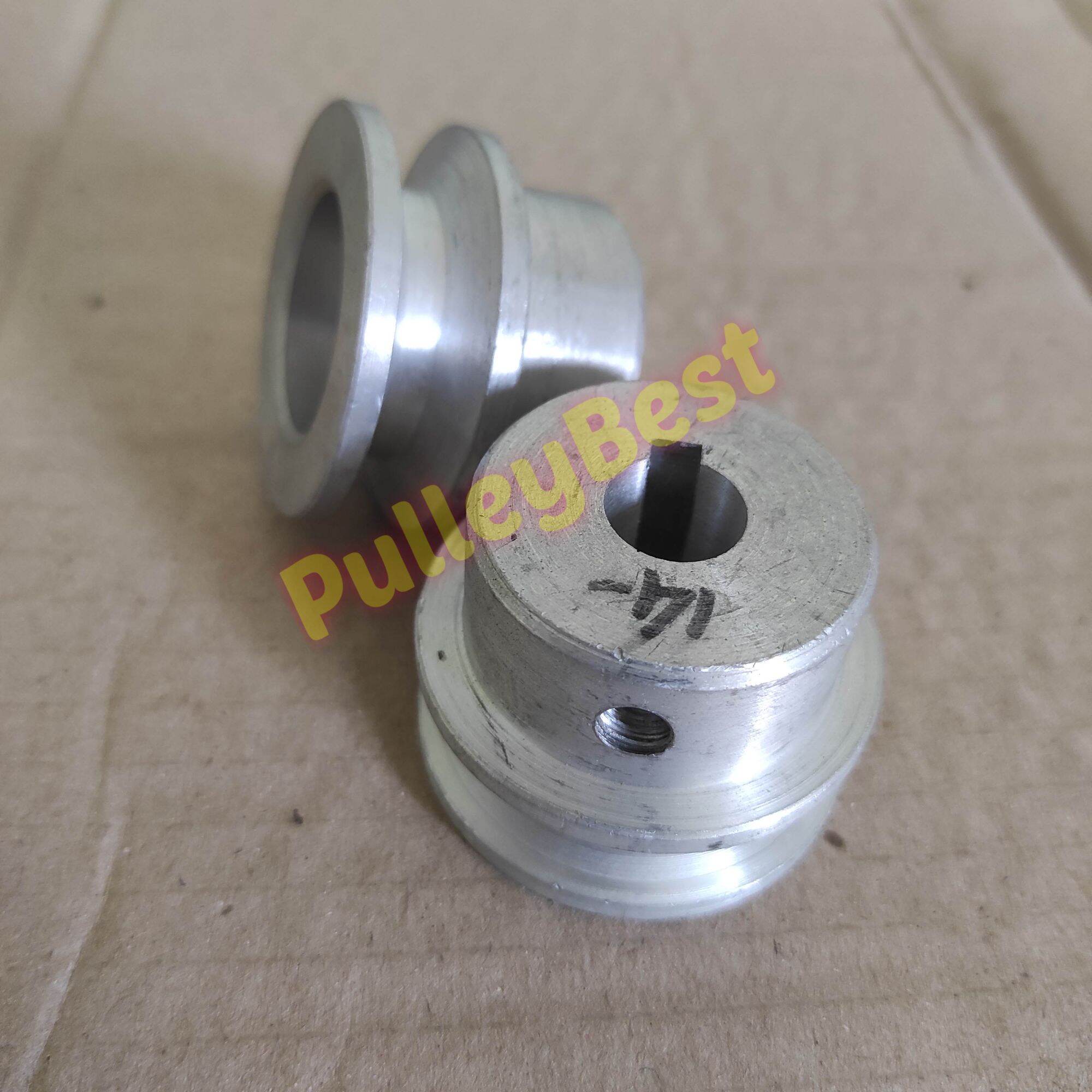 Pulley pully 2 inch as 14 mm jalur A1 / poly pully alumunium | Lazada ...