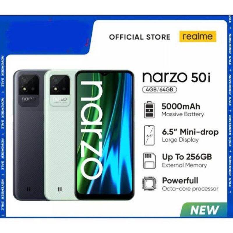 HP Realme Narzo 50i 4/64GB Garansi Resmi | Lazada Indonesia