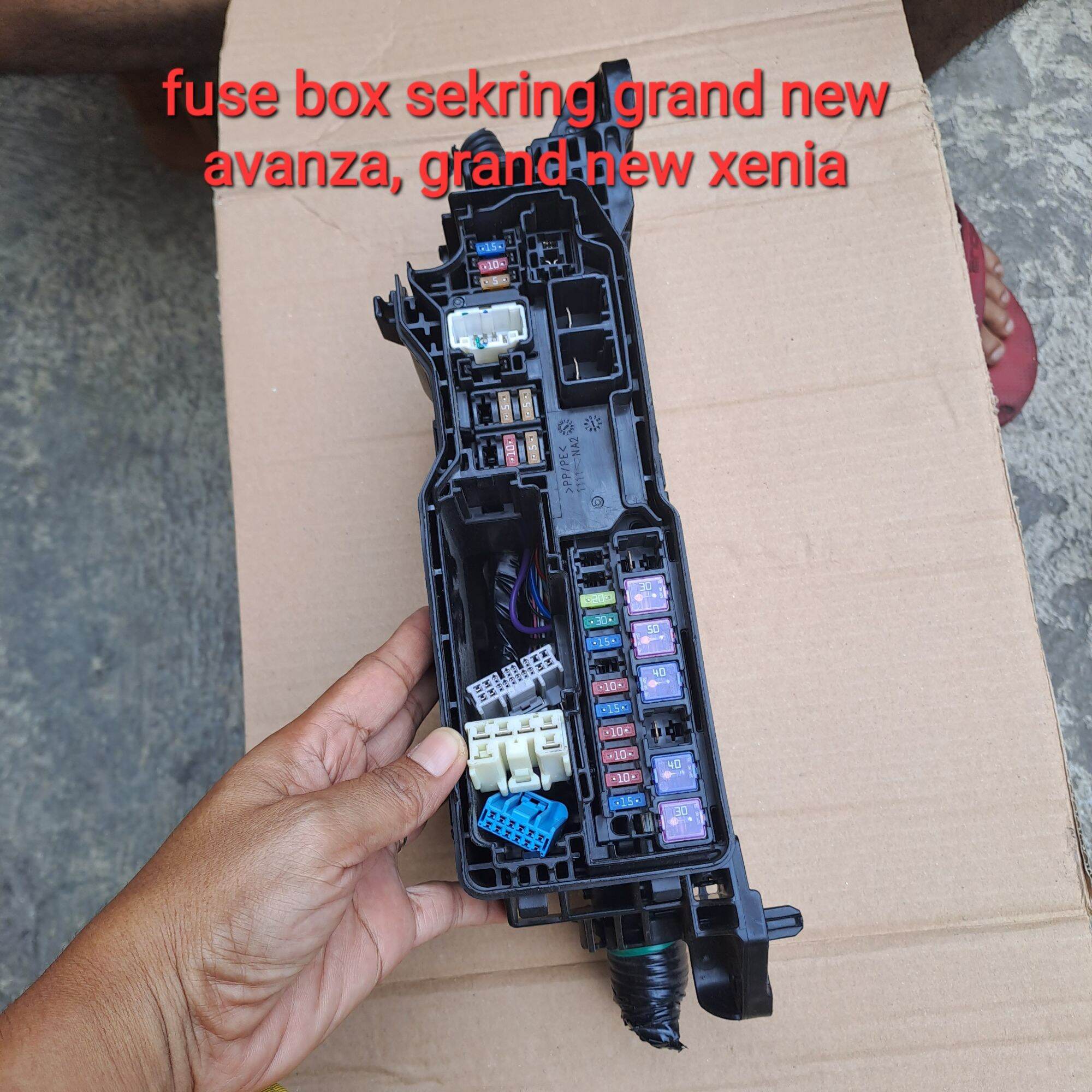 Fuse box sekring mobil grand new Avanza, grand new Xenia tahun 2016 ...