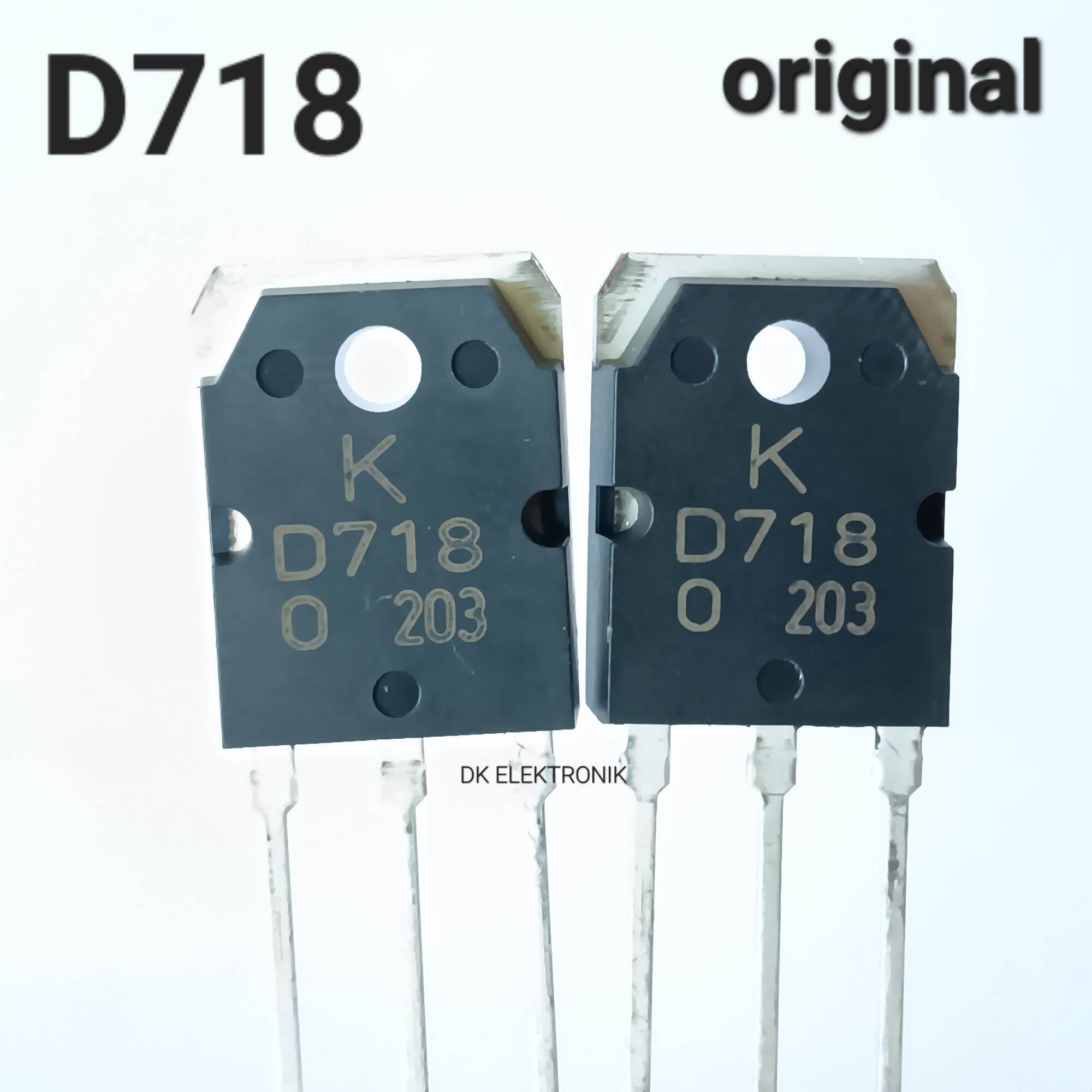 D718 ASLI ORIGINAL TRANSISTOR D718 ORI 2SD718 ORIGINAL TR D718 KD718 ...