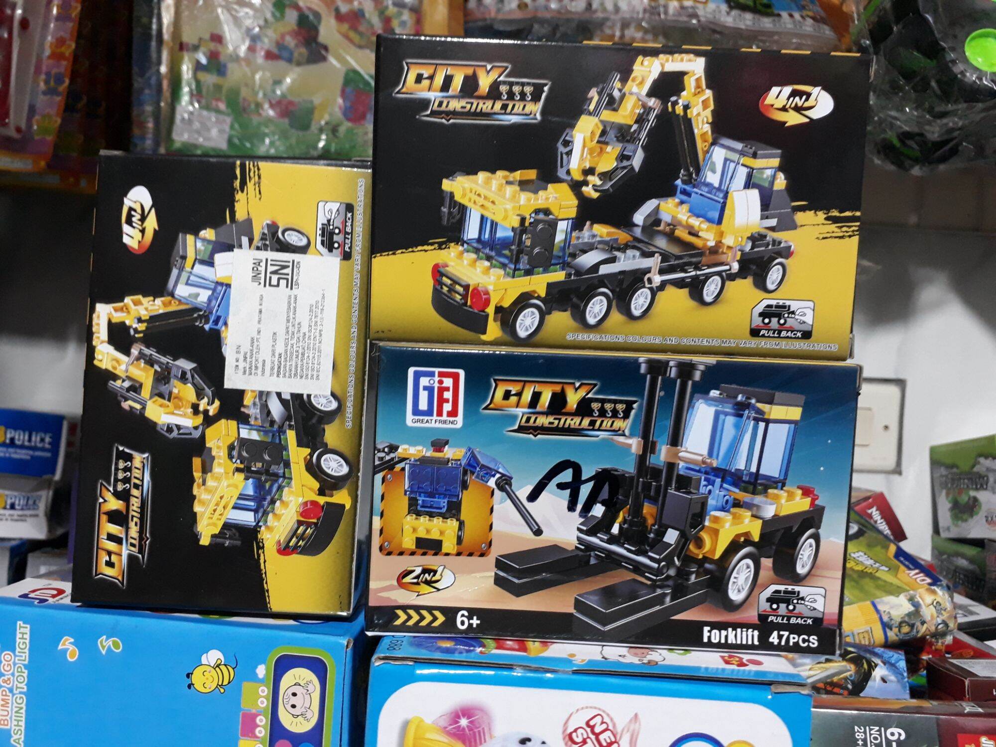 mainan lego kontruksi lego city | Lazada Indonesia