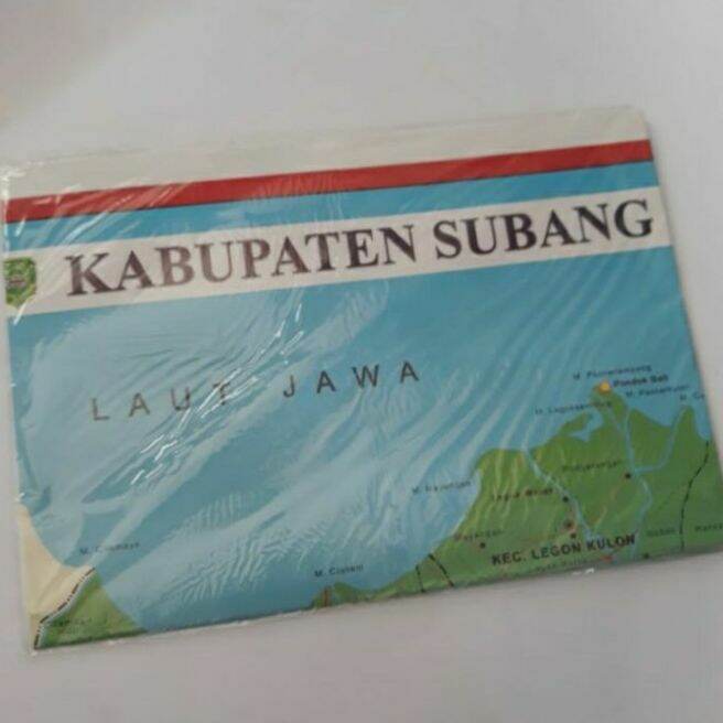 PETA KABUPATEN SUBANG LIPAT | Lazada Indonesia