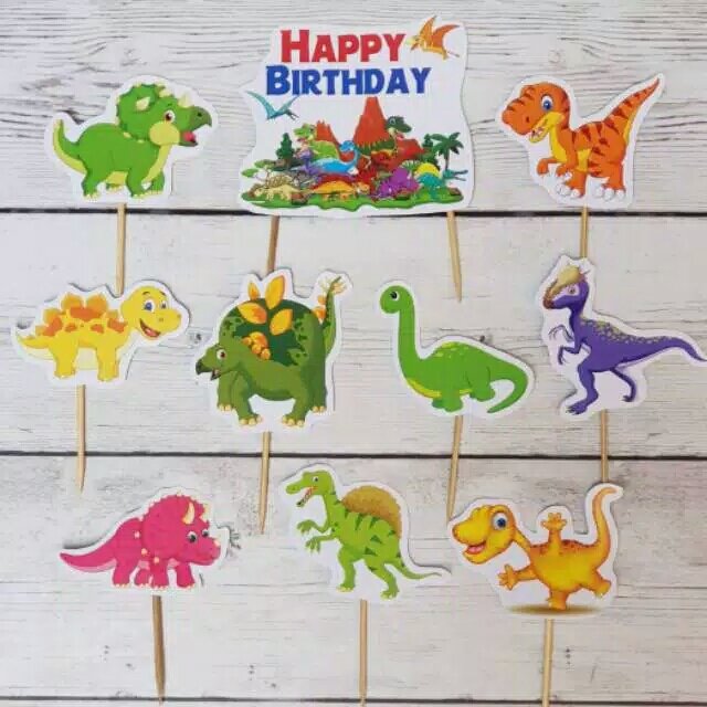 cake topper toper hiasan tusukan kue cake nasi tumpeng ulang tahun ...