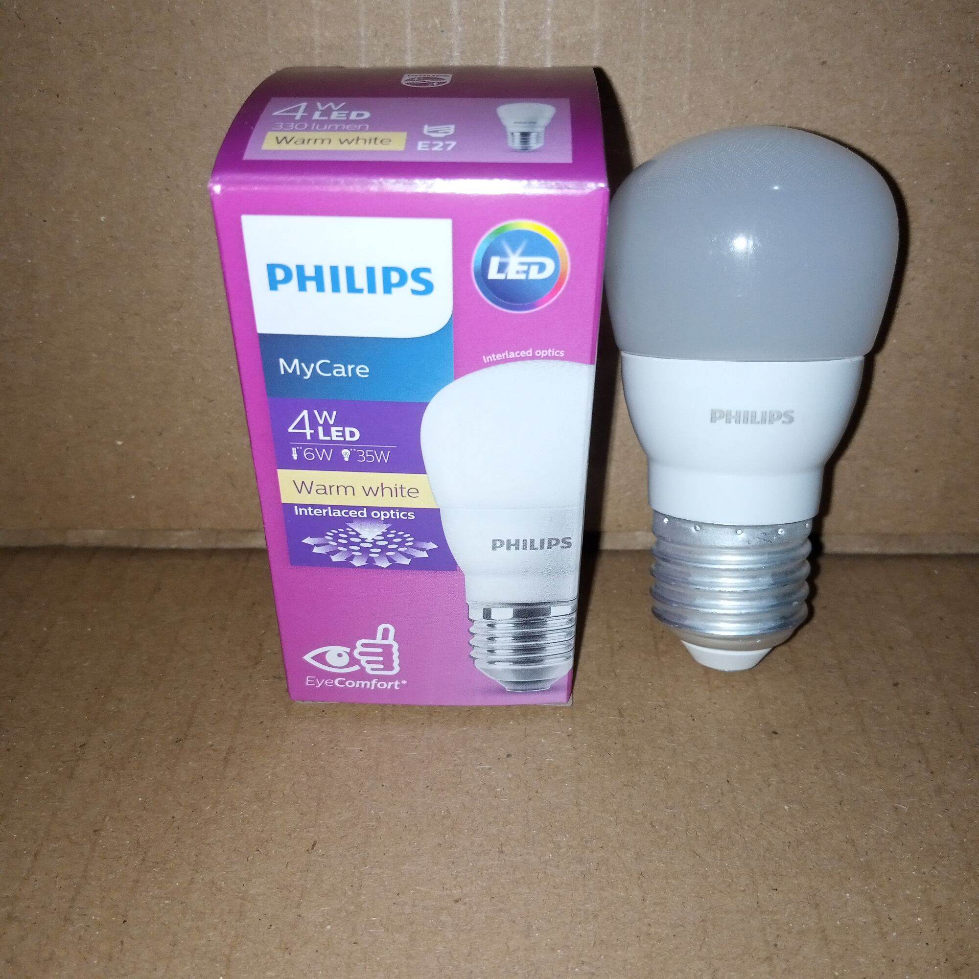 lampu LED Philips 4 W warna warm white | Lazada Indonesia