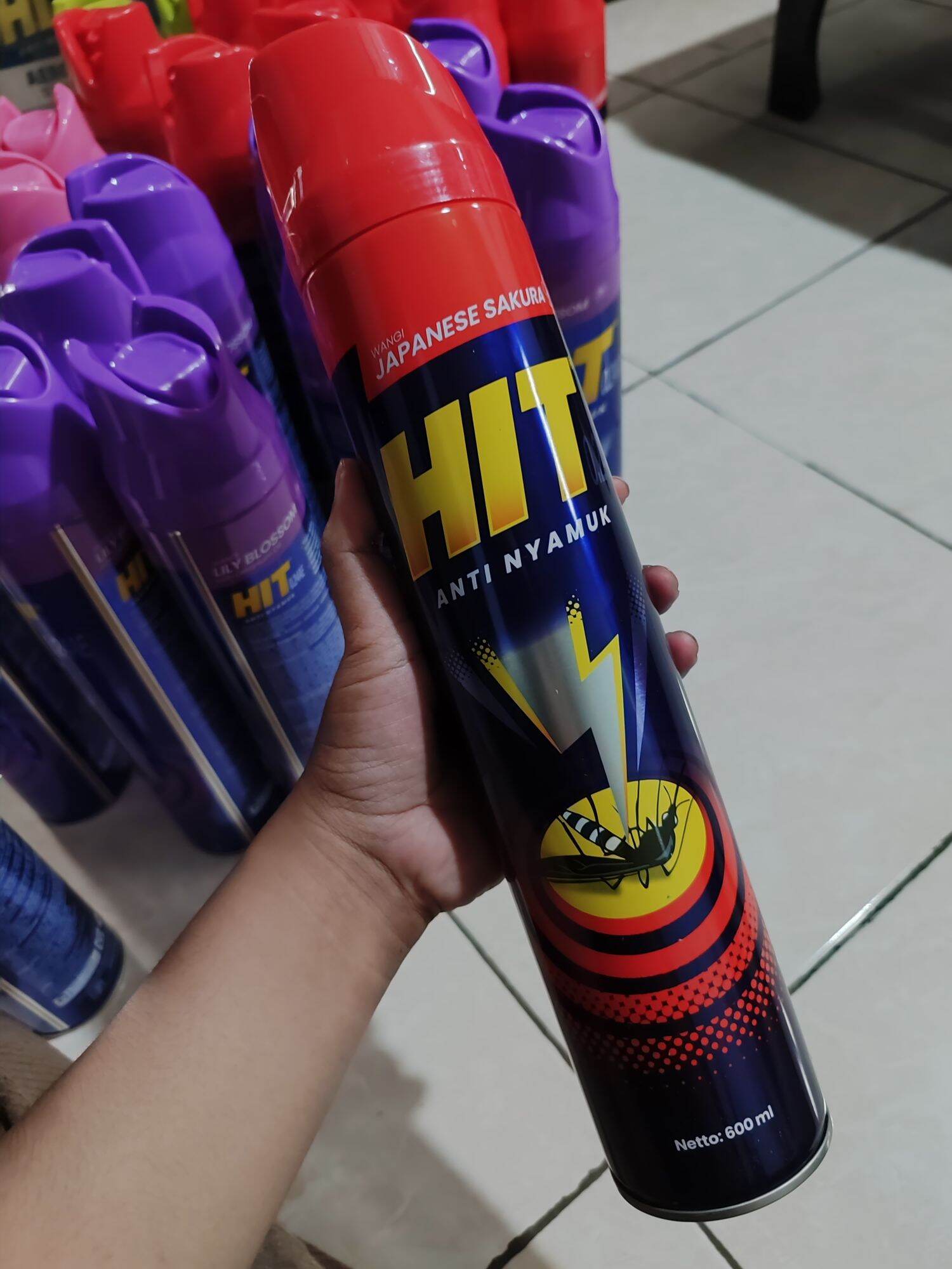 HIT Obat Nyamuk Aerosol 600ml ukuran besar anti nyamuk | Lazada Indonesia