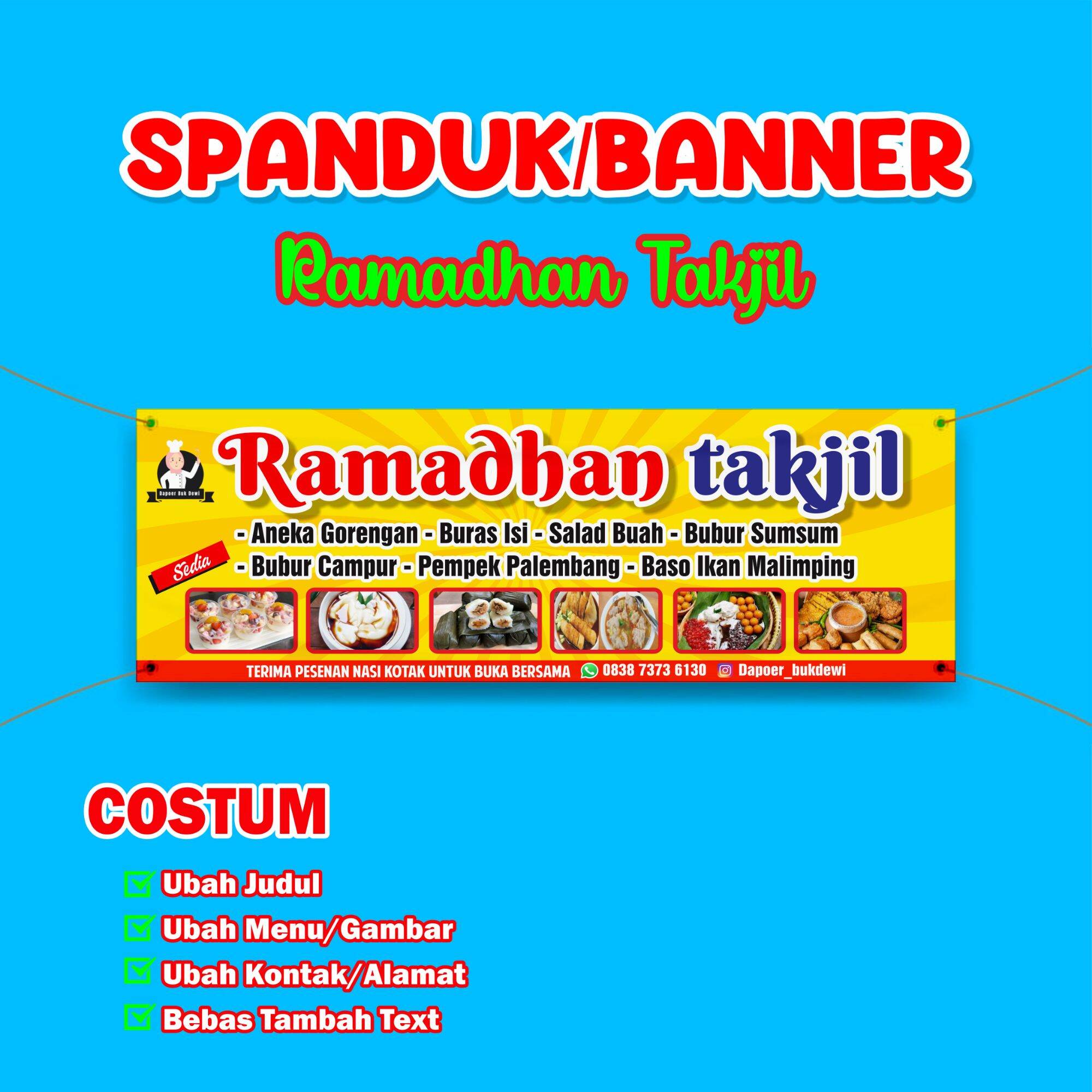 Spanduk Banner Ramadhan Takjil Spanduk Jualan Spanduk Warung Spanduk