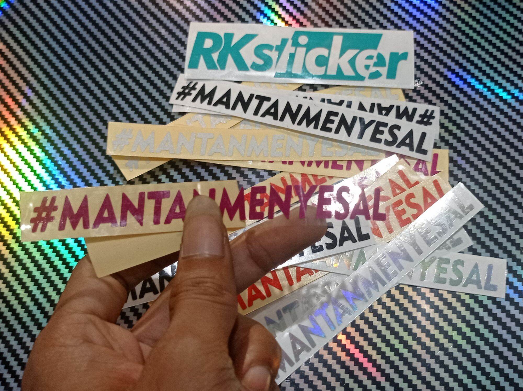stiker sticker cutting #MANTANMENYESAL | Lazada Indonesia