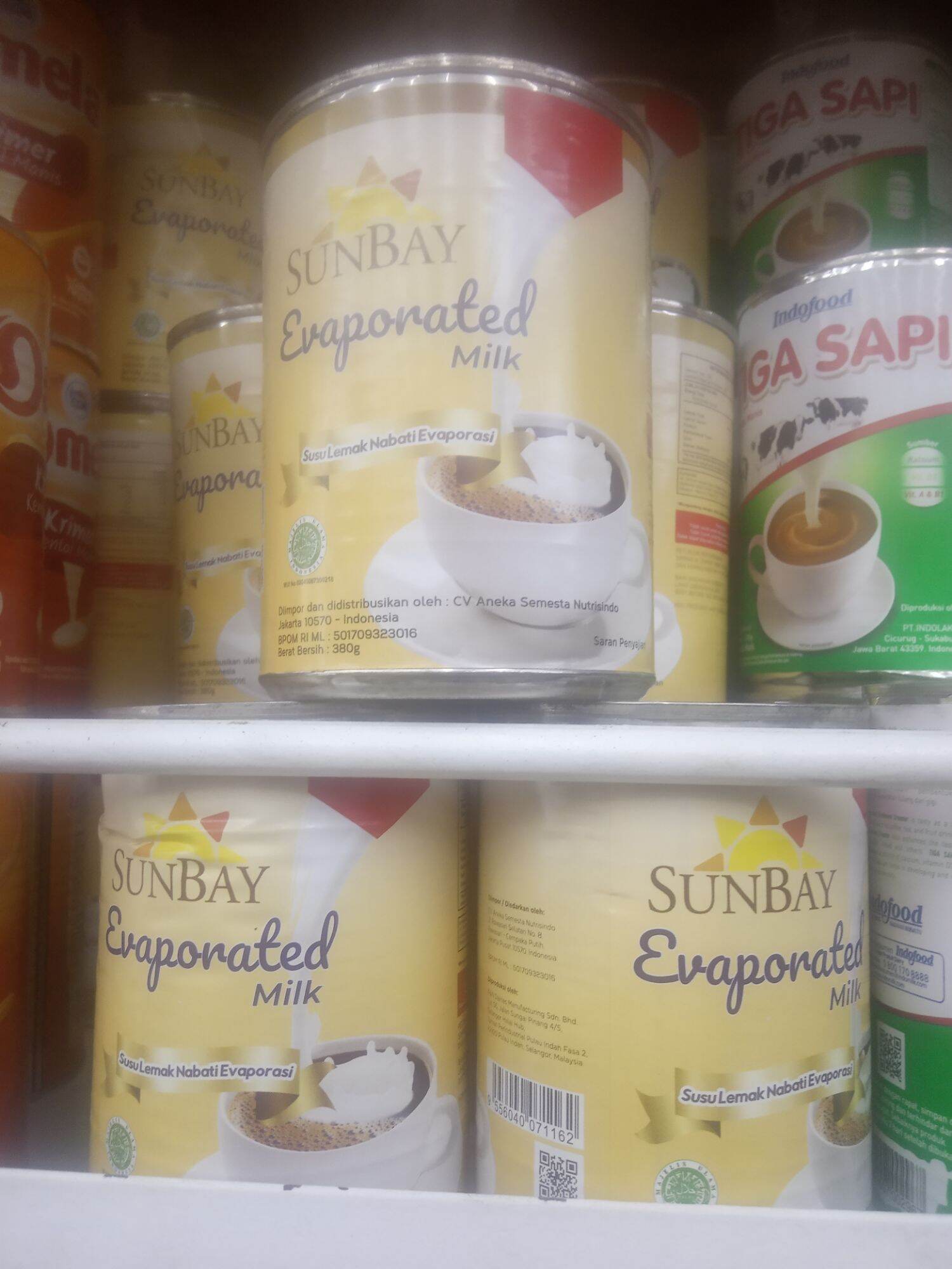 susu kaleng sunbay evaporated 380 gr | Lazada Indonesia