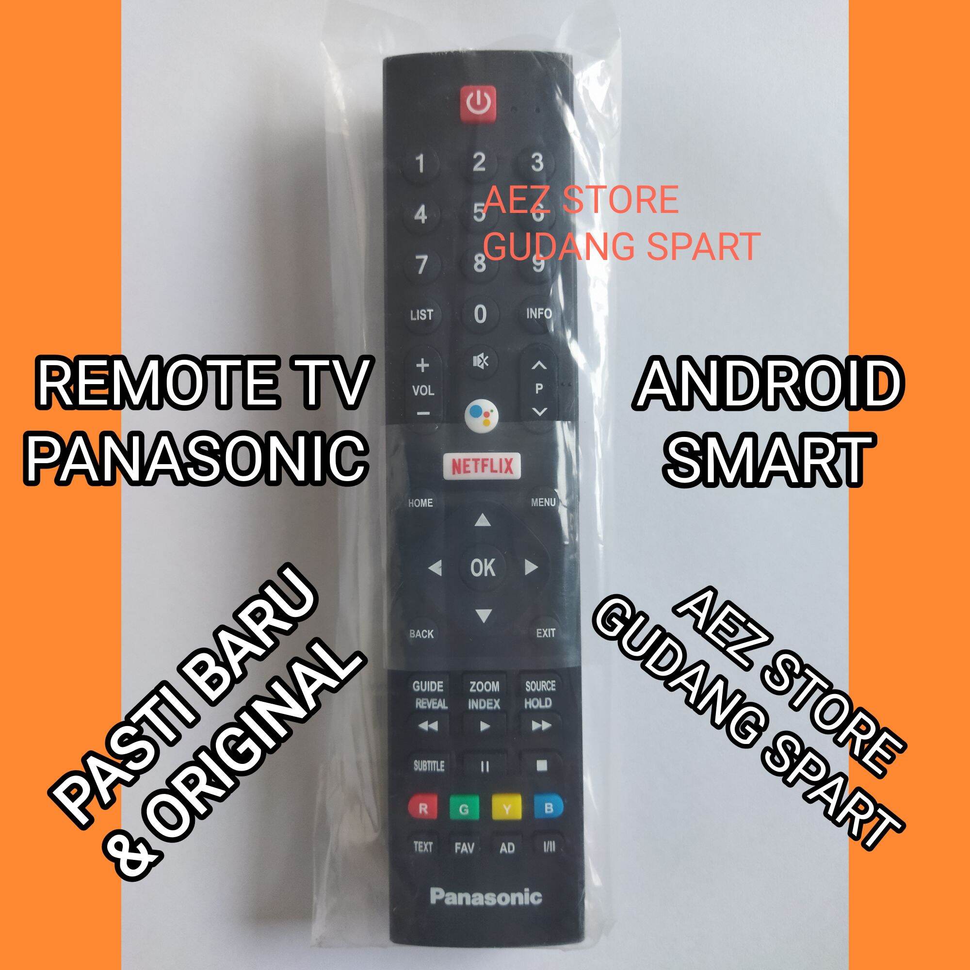 remote tv panasonic android smart original | Lazada Indonesia
