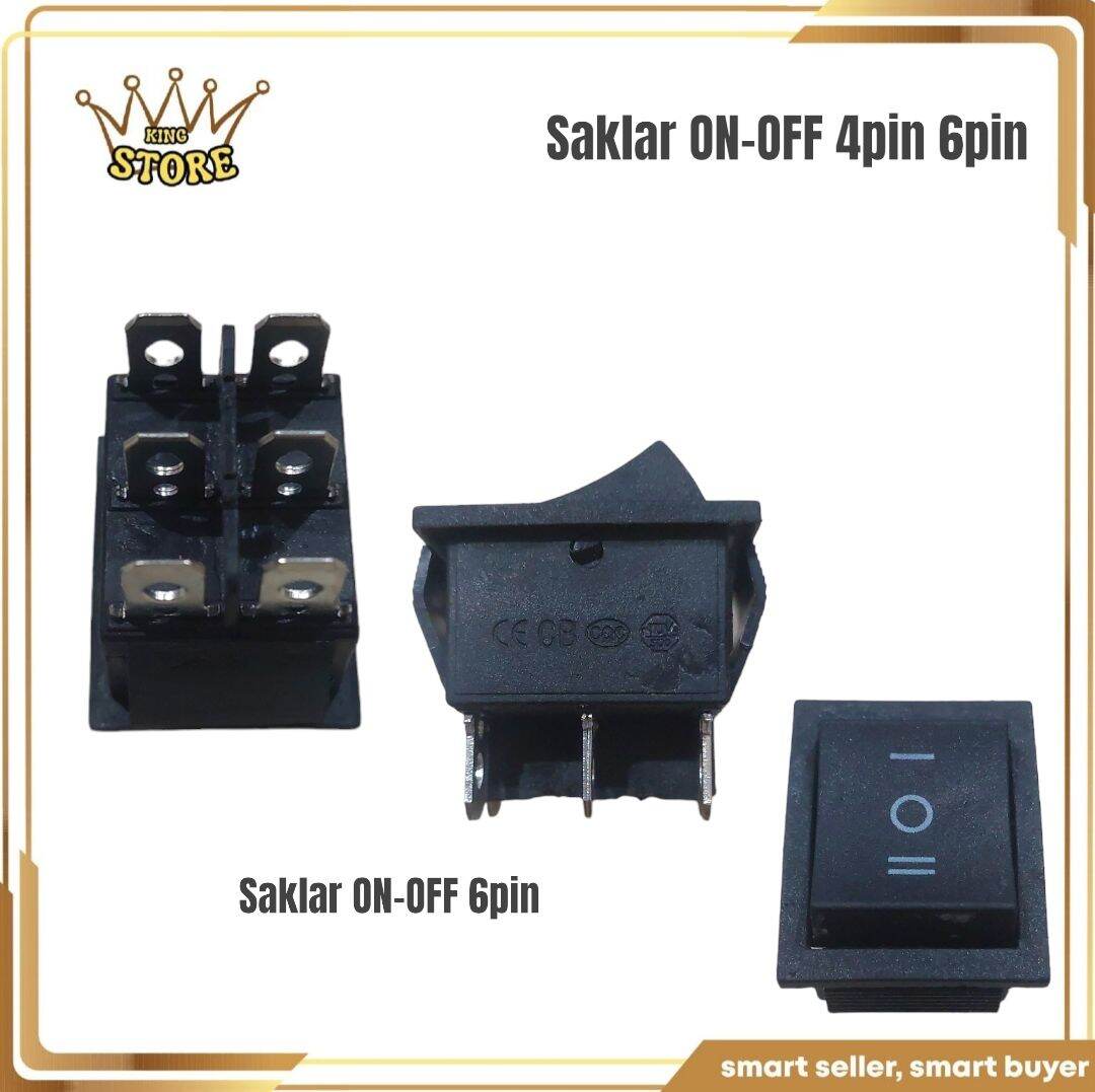 Saklar Switch On-OFF Kotak Besar 6 Pin Dan 4 Pin / Switch Saklar On-OFF ... Saklar Switch On-OFF Kotak Besar 6 Pin Dan 4 Pin / Switch Saklar On-OFF ...