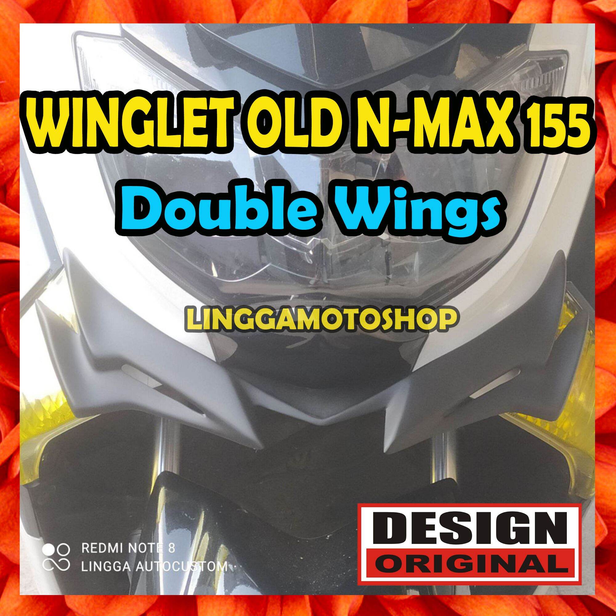 WINGLET YAMAHA OLD NMAX MODEL DOUBLE WINGS 155 VVA * N MAX GEN 1 ...