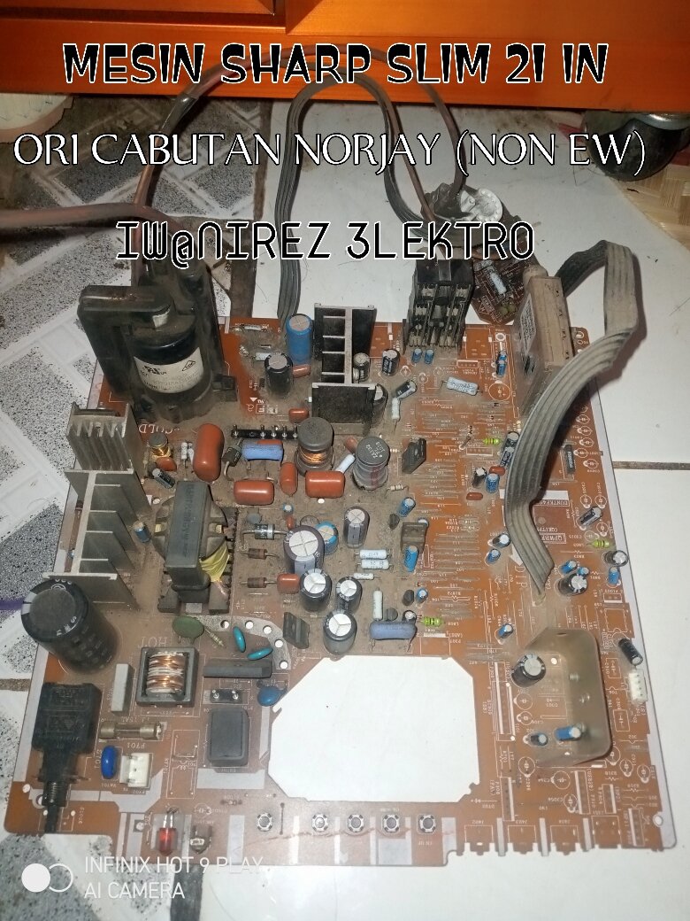 MESIN TV SHARP ALEXANDER SLIM 21 IN TIPE 6229/6228 JENIS CRT NON EW ...