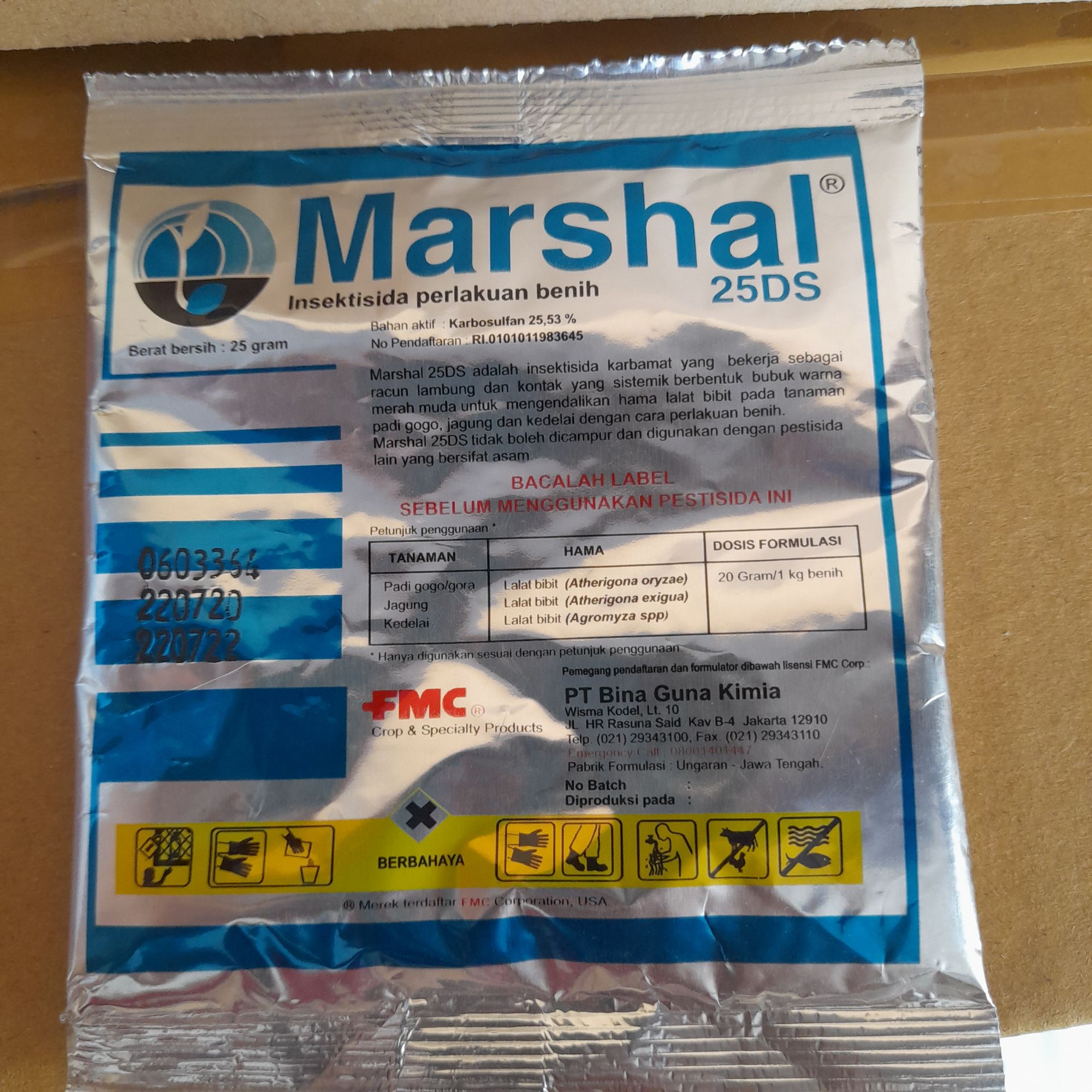 INSEKTISIDA MARSHAL 200EC 100ML | Lazada Indonesia