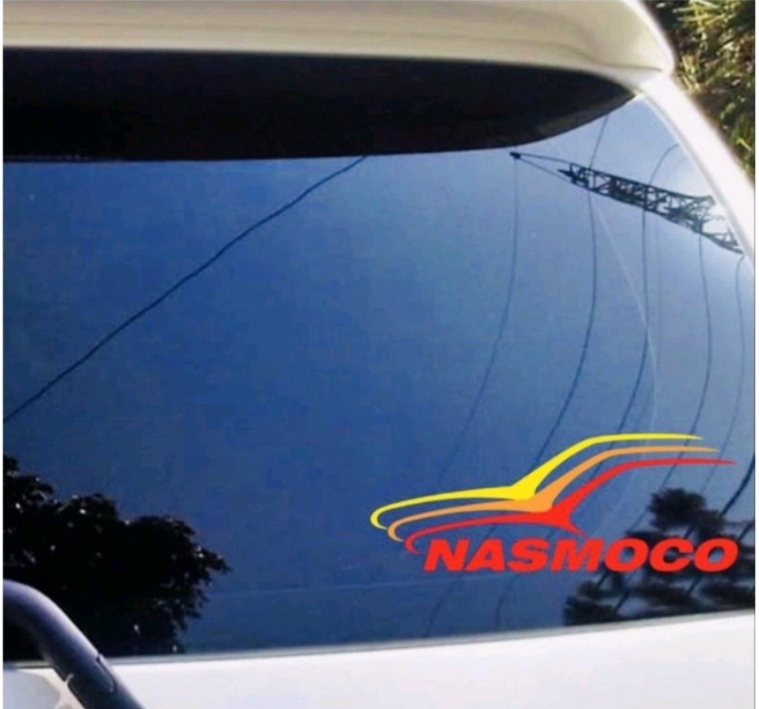 sticker cutting logo nasmoco | Lazada Indonesia