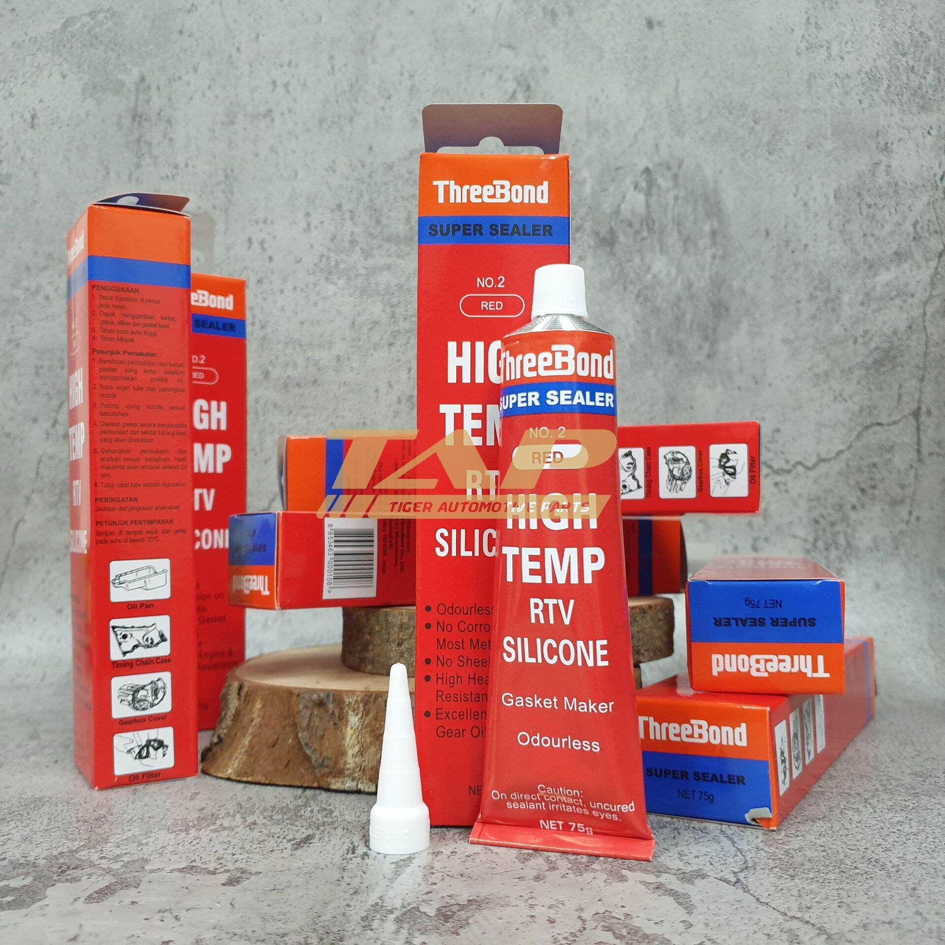 THREEBOND SUPER SEALER NO.2 RED HIGH TEMP RTV SILICONE GASKET MAKER ...