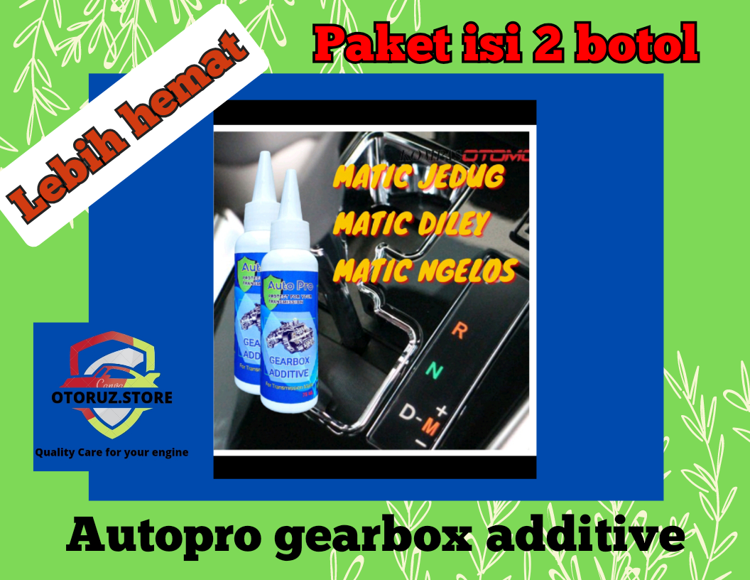 Paket isi 2 botol x 75 ml ADITIF OLI MATIC ANTI JEDUG GEARBOX ADDITIVE ...