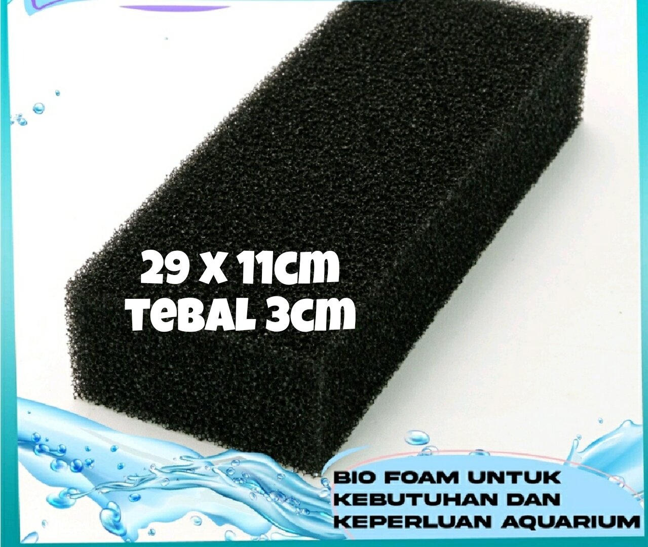 kapas filter hitam kapas hitam busa hitam busa biofoam busa foam hitam ...