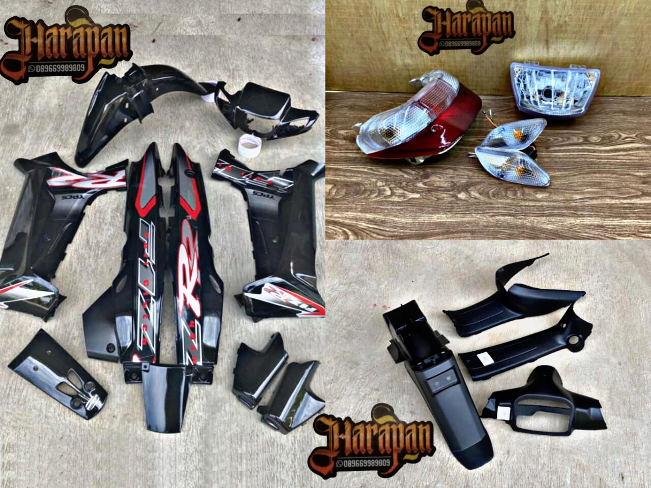 COVER BODI HALUS YAHAMA FIZ R FIZ R FUL CLUTCH HITAM SET BODY KASAR ...