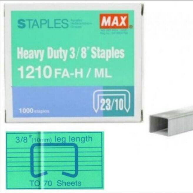 Isi staples MAX 1210 (23/10) | Lazada Indonesia