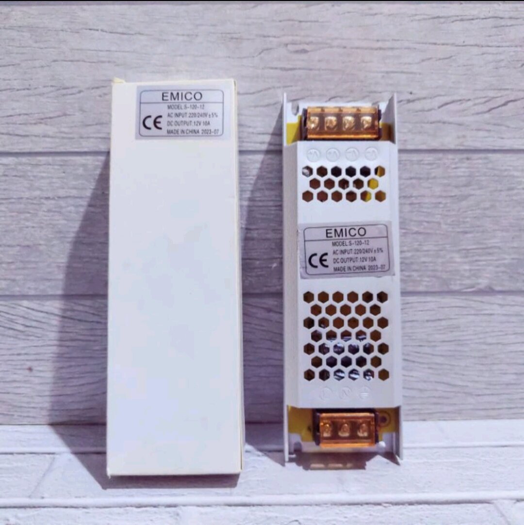 TRAFO 10 AMPERE TRAVO 10A EMICO LED STRIP NEON FLEX POWER SUPPLY 12 ...