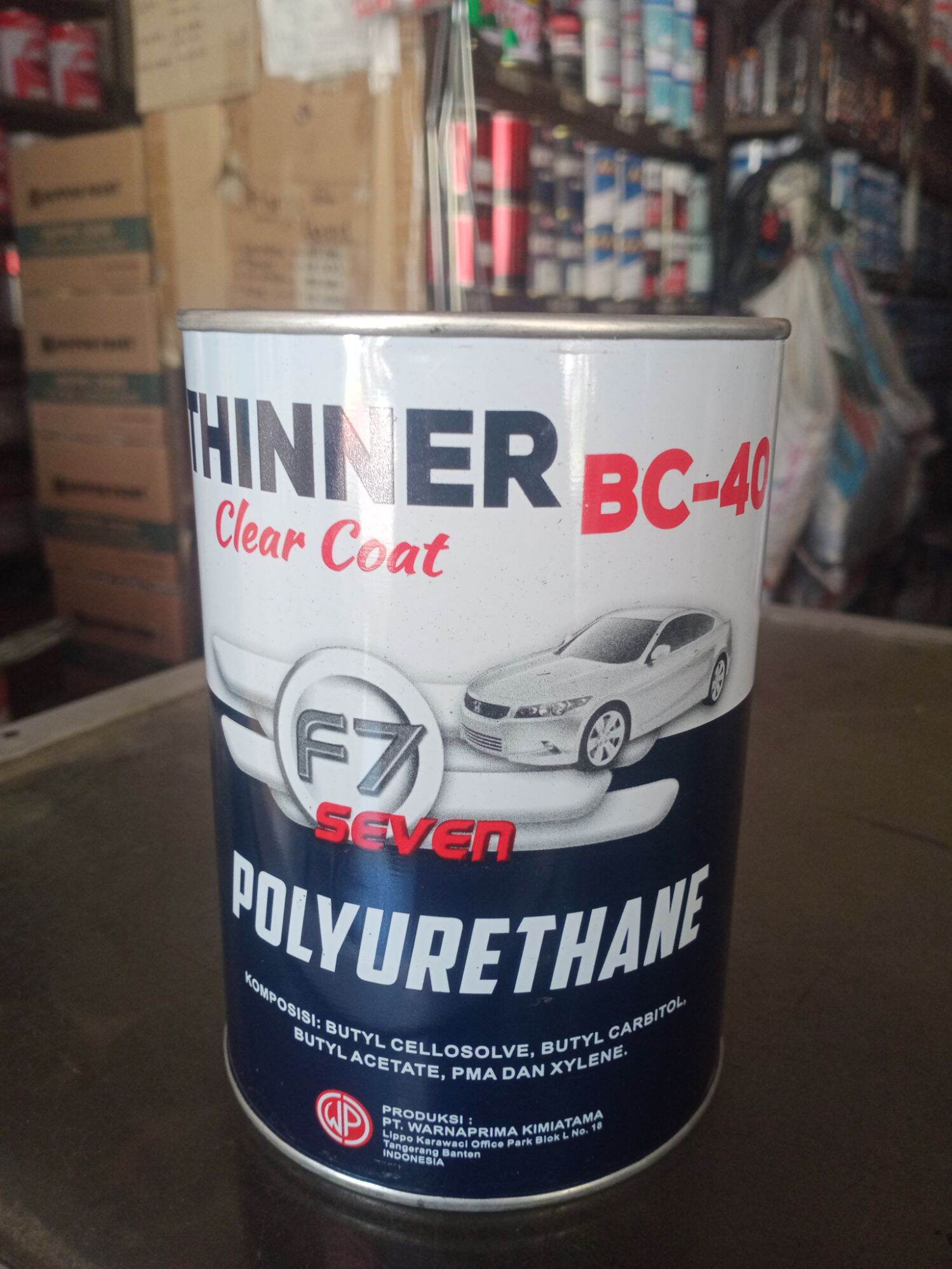 Thinner f7 PU pelarut clear Coat pengencer cat dan pernis 1ltr | Lazada Indonesia