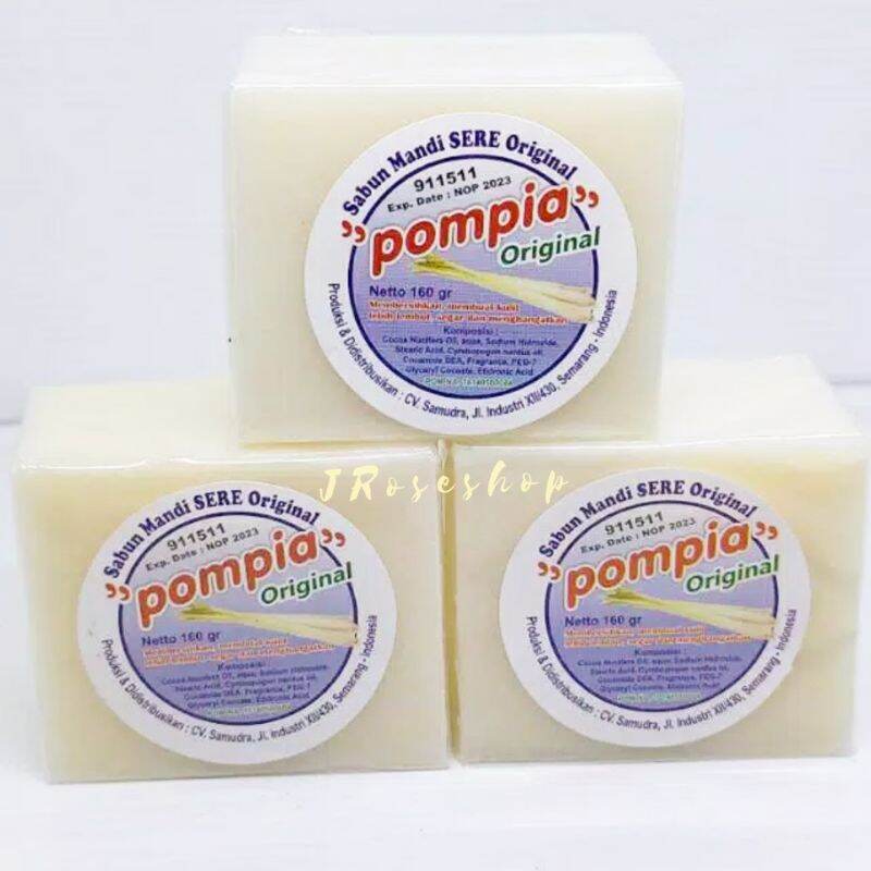 [1 LUSIN] SABUN MANDI SERE POMPIA KOTAK 160 GR ORIGINAL BPOM | Lazada ...